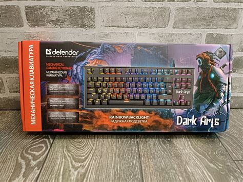 Купить клавиатура Defender Dark Arts GK-375 RU, 87 клавиш (45375) 45375 ...