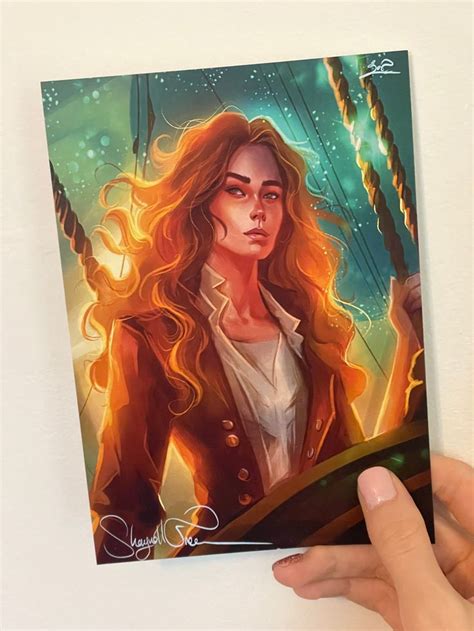 Pirate Queen Tress Of The Emerald Sea Inspired Cosmere Inspired Print