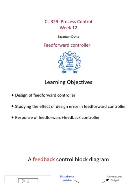 Ff Controller Pdf Control Theory Distillation