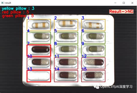 Halcon缺陷检测实例转opencv实现（五）混合颜色药片缺陷检测opencv 药片 检测 Csdn博客