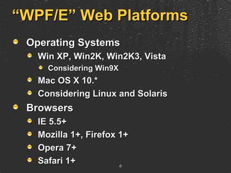 A First Look At Windows Presentation Foundation Everywhere Wpfe A