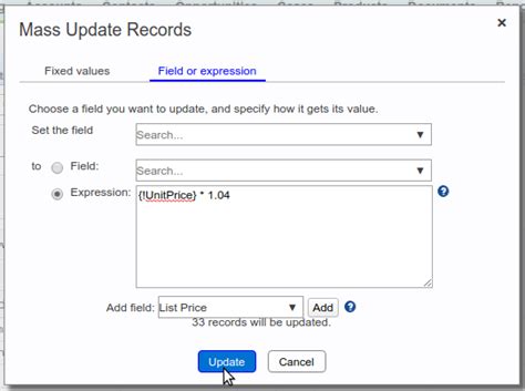 Updating Records En Masse Bulk Updates Apsona