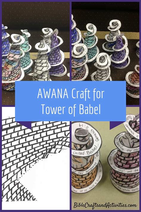 Tower Of Babel Craft Bible Crafts And Activities