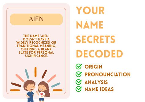 Aien Name Meaning And Pronunciation