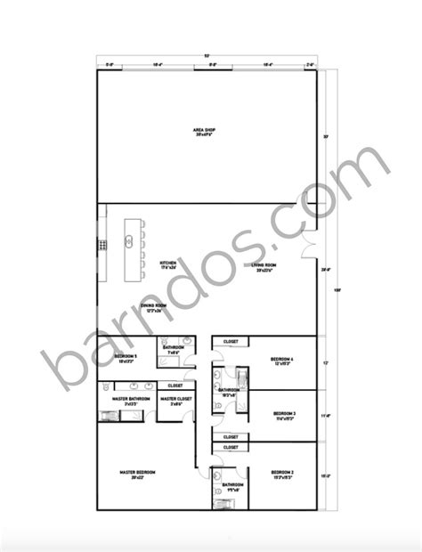21 Impressive Barndominium Floor Plans That Have Shops The Perfect