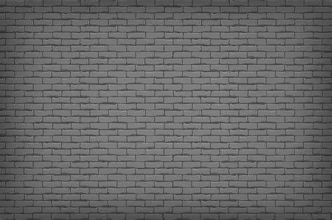 Premium Vector Gray Brick Wall Vertical Background