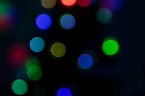 흐리게 Bokeh 빛 배경 무료 사진
