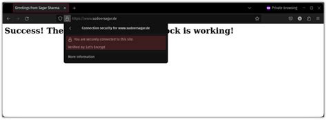 using certbot with nginx web server