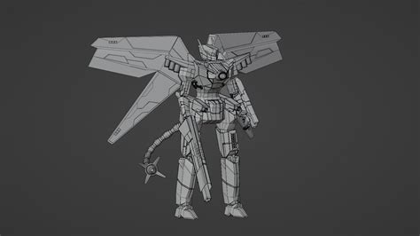 Mecha Raiden 3d Model Turbosquid 2068996