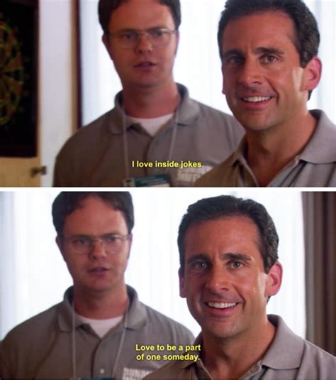Michael Scott I Love Inside Jokes Blank Template Imgflip
