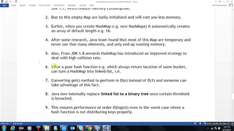 hashmap chnagesin jdk1 7 and jdk1 8 youtube
