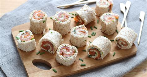 Recette Mini Roulés Au Saumon