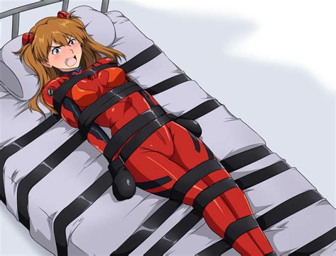 Rule 34 1girls Angry Asuka Langley Sohryu Bed Blue Eyes Blush