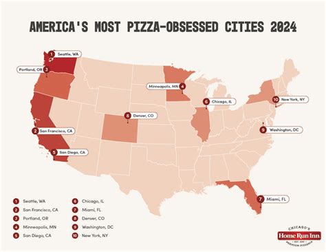 Which Major U S Cities Are Most Obsessed With Pizza Pmq Pizza