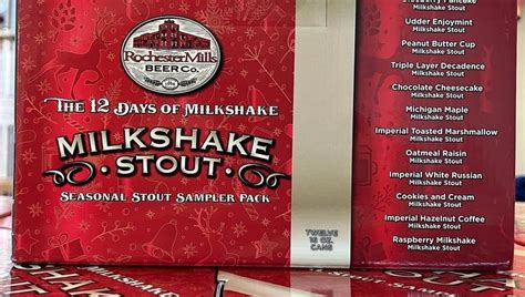 12 Days Of Milkshake Stout Rochester Mills Limited Holiday Beer