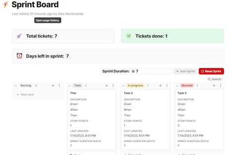 Agile Board Devpost