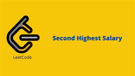 Leetcode Second Highest Salary Problem Solution