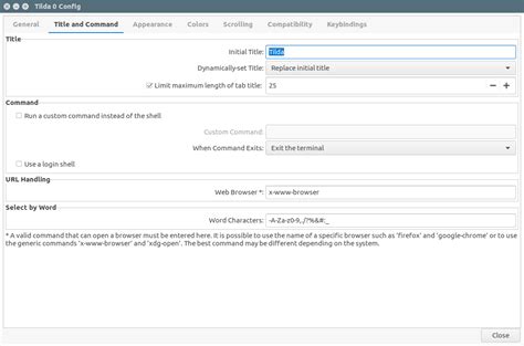 tilda a gtk based drop down terminal emulator for linux and unix