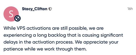 Vps Activations Are Possible But Theres A Backlog Ringress