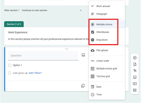 How To Create A Job Application Form In Google Forms