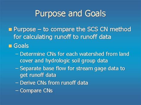 Comparison Of The Scs Curve Number Method To