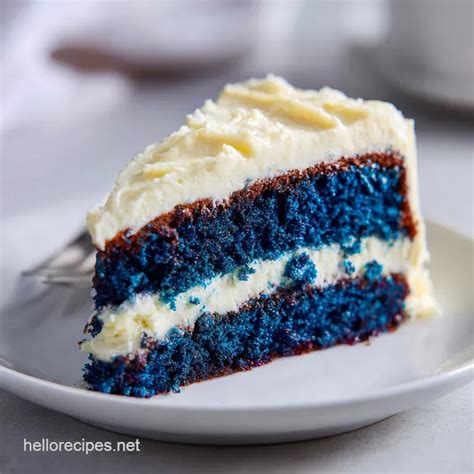 Blue Velvet Cake Recipe Moist Brilliant Layer Hello Recipes