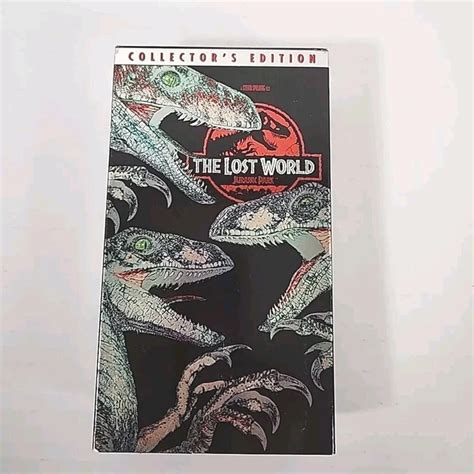 The Lost World Jurassic Park Vhs 2000 Collectors Edition 2 Vhs