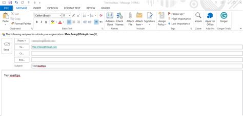 Enable MailTips Office 365