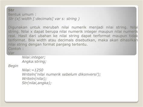 PPT MENGENAL TIPE STRING PowerPoint Presentation Free Download ID 3944559