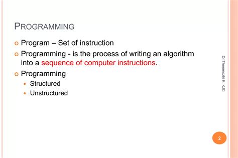 programming language and types pptx programming languages computing