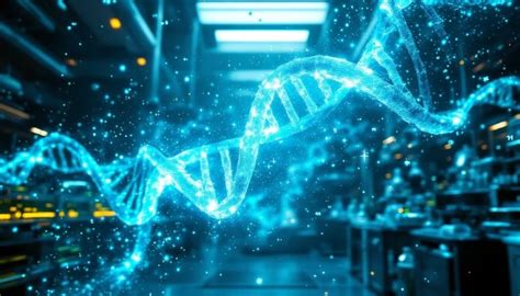 Free Glowing Genetic Code Image Dna Genetics Laboratory Download