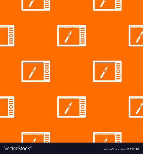 Graphics Tablet Pattern Seamless Royalty Free Vector Image