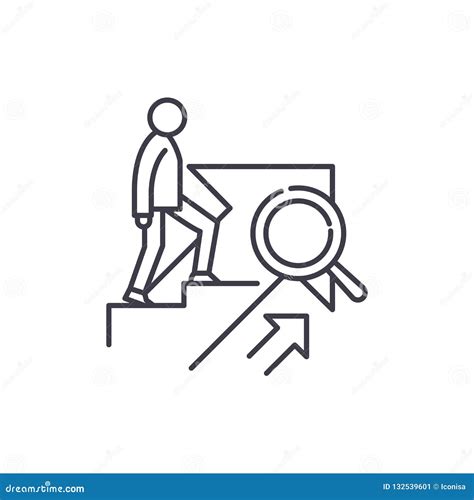 Personal Growth Line Icon Concept Personal Growth Vector Linear