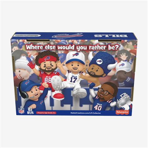 Little People 2023 Collector Buffalo Bills Set Mattel Creations