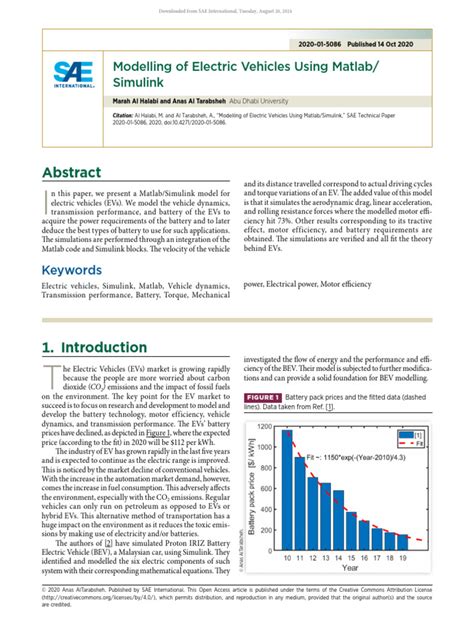 Modelling Of Electric Vehicles Using Matlab Pdf Power Physics