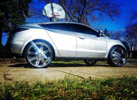 Custom Acura Zdx On 24 Inch Wheels Acura Hatchback Bmw Car
