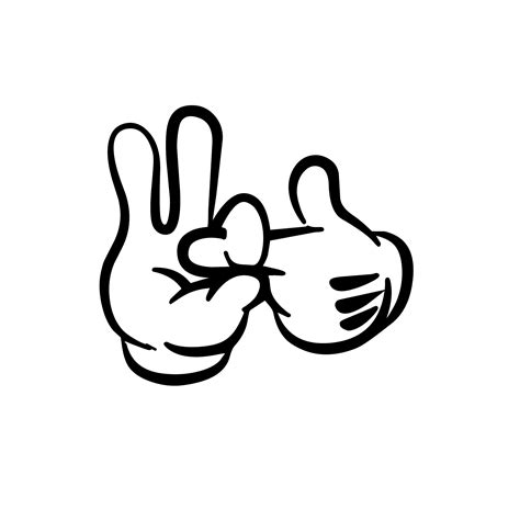 Mickey Mouse Sex Fingers Nookie Sticker Vinyl Size And Color Choice