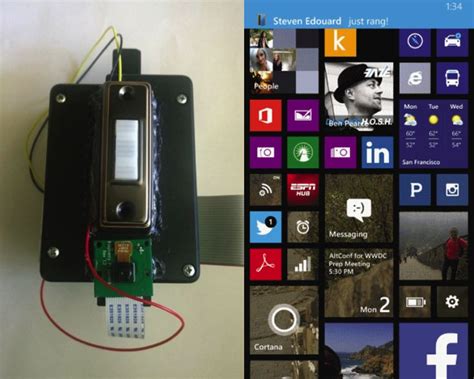 DIY Cloud Enabled Doorbell Takes Pictures And Sends Them To Your Phone Raspberry Pi Piday
