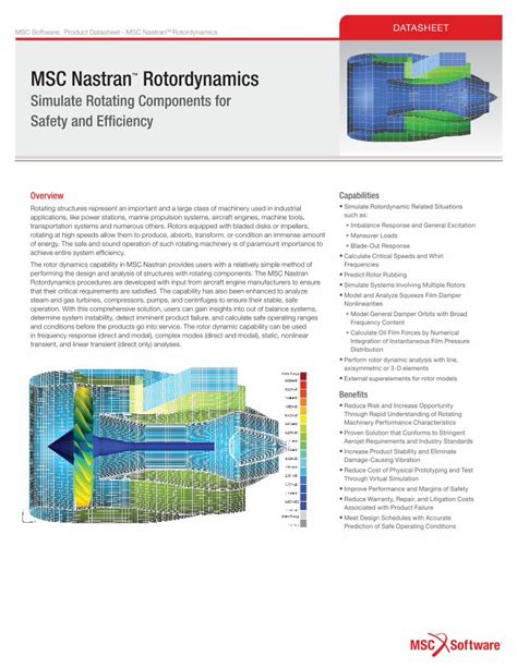 PDF MSC Nastran Rotordynamics MSC Software Files Mscsoftware Sites Default Files Ds Msc