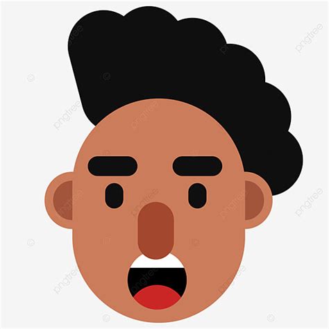 긴 머리 곱슬 머리 소년 만화 캐릭터 손으로 그린 문자 손으로 그린 문자 무료 Png 일러스트 및 벡터 에 대한 무료