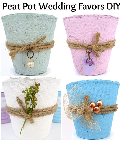 Peat Pot Wedding Favors Diy And Video Garden Sanity By Pet Scribbles