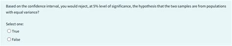 solved suppose we observe two independent random samples