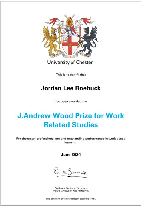 Jordan Roebuck On Linkedin Im Thrilled To Announce That I Have Been Awarded The J Andrew Wood