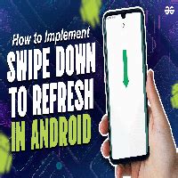 How To Implement Swipe Down To Refresh In Android GeeksforGeeks Videos