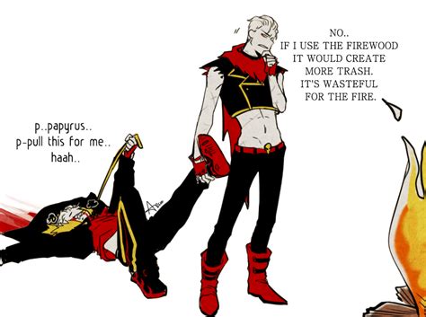 Underfell Sans And Papyrus