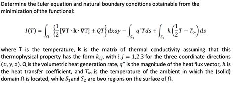Use The Method Of Calculus Of Variations What Else Chegg