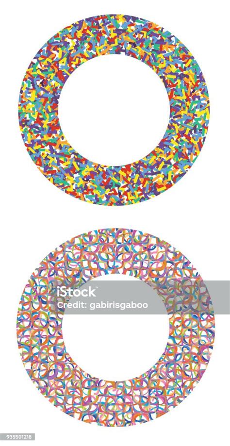 손으로 그린 마커 라인 기반 텍스처를 만드는 현대 둥근 모양의 양식 화 환 원형 패턴 처럼 자른 0명에 대한 스톡 벡터 아트 및 기타 이미지 Istock