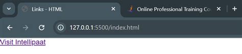 html links hyperlinks