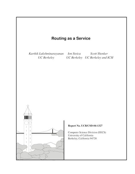 pdf routing as a service · end hosts more control over routing as a