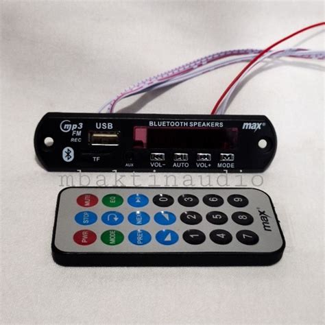 Mp3 Bt Fm Usb Bluetooth Module Kit Plus Remote Shopee Malaysia